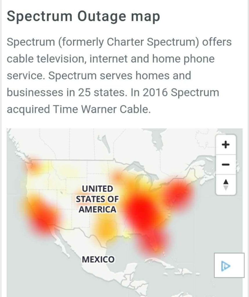 Spectrum Outage : Spectrum Internet Down (not working) for many users ...