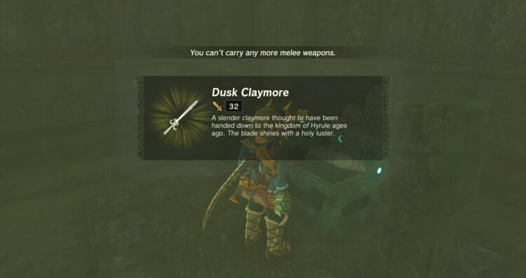 Zelda Tears of the Kingdom (ToTK): How to get Dusk Claymore - Android Gram