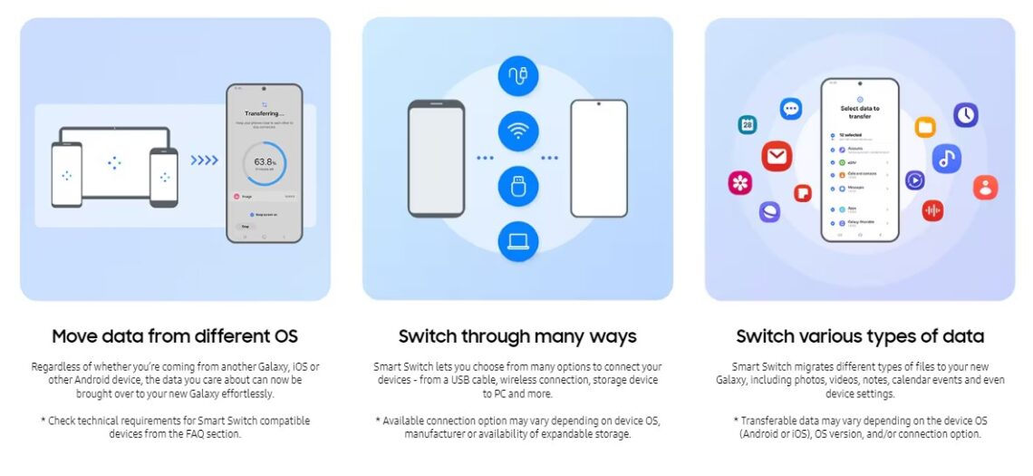 Samsung Smart Switch stuck at 99% while searching for data to transfer ...